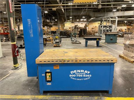 Lot - Denray "48X72" Down Draft Table | Place Your Bid at MachineryMax