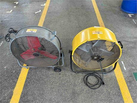 Lot - Floor Fans Qty. (2) | Place Your Bid at MachineryMax