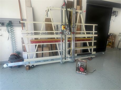 Lot - Safety Speed "SR5UA" Vertical Panel Saw/Router | Place Your Bid ...