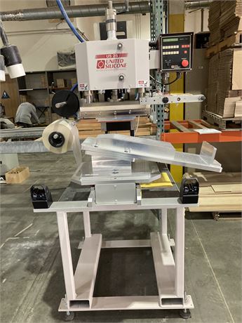 Lot - United Silicone "US25" Hot Stamping Machine | Place Your Bid at ...