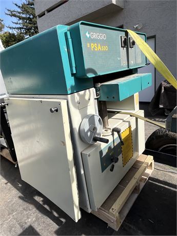 Lot - Griggio "PSA530" Woodworking Planer | Place Your Bid at MachineryMax