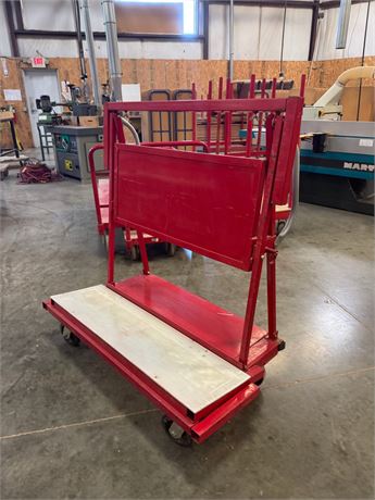 Lot - Vertical Panel Cart | Place Your Bid at MachineryMax