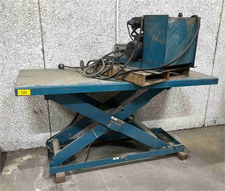 Lot - Advanced Lifts "P-6048" Scissor Lift Table | Place Your Bid at ...