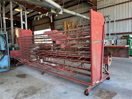 Lot - Dual Cut-off Saw & Moulding Rack | Place Your Bid at MachineryMax