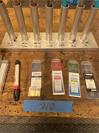 Lot - Welding Rods & more - as pictured | Place Your Bid at MachineryMax