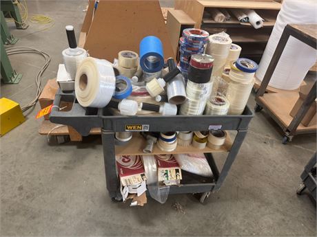Lot - Rolls of Tape with Cart | Place Your Bid at MachineryMax