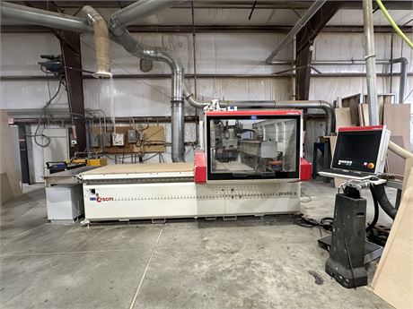 Lot - SCM Group "Pratix S12C" CNC Machining Center | Place Your Bid at ...