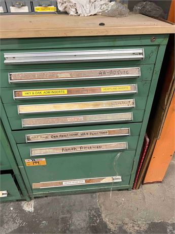 Lot - Drawer Cabinet & Contents | Place Your Bid at MachineryMax