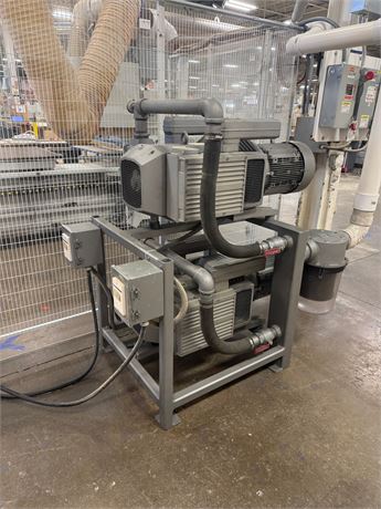 Lot - Dual Becker "VTLF250" Vacuum Pumps W/ Rack | Place Your Bid at ...