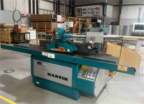 Lot - Martin "T26" Tilting Spindle Shaper & Powerfeeder | Place Your ...