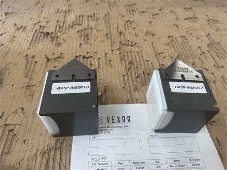 Lot - Vexor Insert Knives | Place Your Bid at MachineryMax