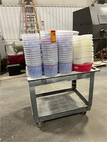 Lot - Cart & Contents - as pictured (Finishing Supplies) | Place Your ...