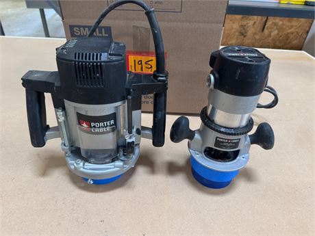 Lot - Two (2) Porter Cable Routers | Place Your Bid at MachineryMax