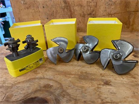 Lot - Cabinet door router bits | Place Your Bid at MachineryMax
