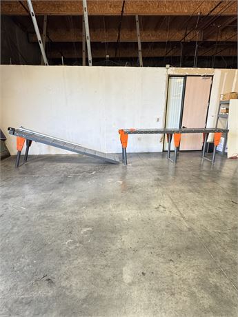 Lot - Tiger Stop Infeed/Outfeed Roller Tables (2019) | Place Your Bid ...