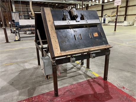 Lot - Custom Pneumatic Clamp Table | Place Your Bid at MachineryMax