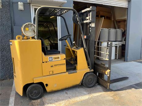 Lot - Caterpillar "T60B" 6,000lb forklift | Place Your Bid at MachineryMax