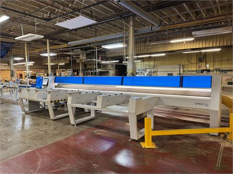 Lot - Omga "Optima 240" Optimizing Cut-off Saw (2020) | Place Your Bid ...