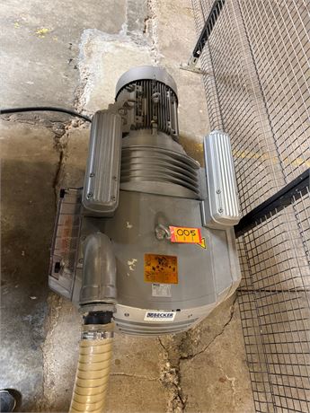 Lot - Becker "VTLF 2.250/0-79" Vacuum Pump | Place Your Bid at MachineryMax