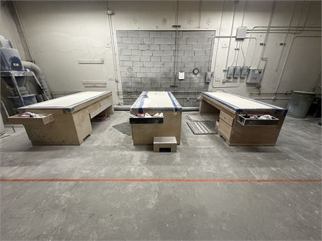 Lot - Qty (3) Sanding tables | Place Your Bid at MachineryMax