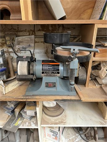 Lot - Delta "23-710" Sharpening Center | Place Your Bid at MachineryMax