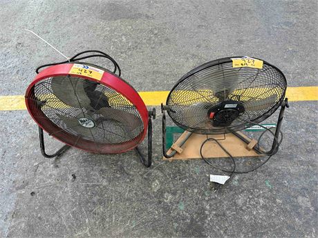 Lot - Floor Fans Qty. (2) | Place Your Bid at MachineryMax