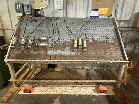 Lot - Unique Door Clamp Table | Place Your Bid at MachineryMax