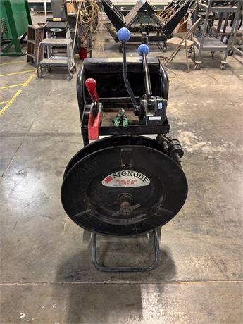 Lot - Signode Banding Cart & Tools | Place Your Bid at MachineryMax