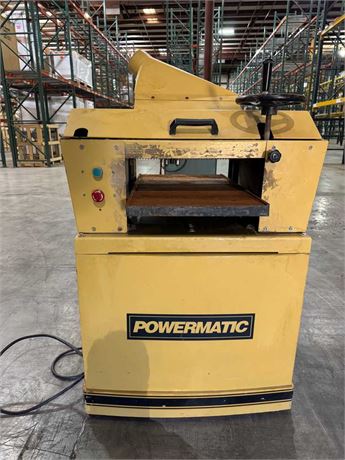 Lot - Powermatic "PM15" Planer | Place Your Bid at MachineryMax