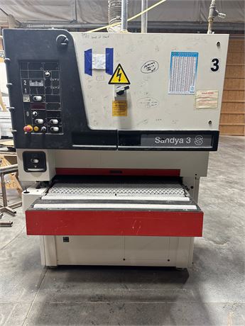 Lot - SCM "Sandya 3 RCS 95" 2 Head Wide Belt Sander | Place Your Bid at ...