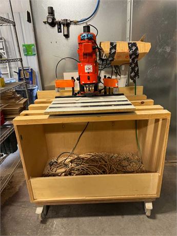 Lot - Blum "Mini Press" Hardware Boring Machine | Place Your Bid at ...