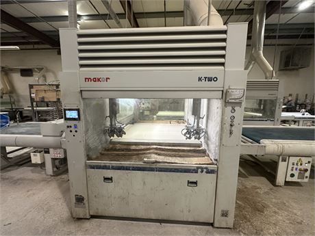 Lot - Makor "K-TWO-HYBR" Automatic Spraying Machine With "Rolly" Infeed ...