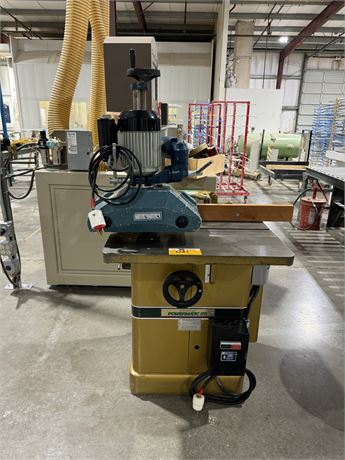 Lot - Powermatic "28" Shaper & Feeder | Place Your Bid at MachineryMax