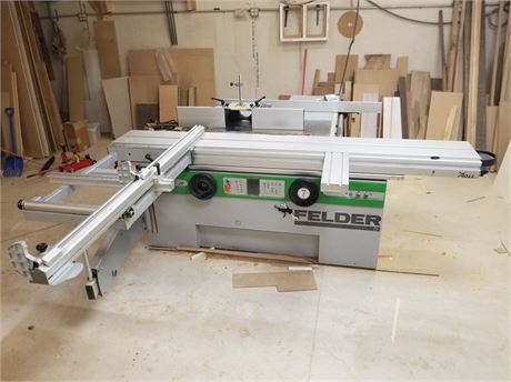 Lot - NEW IN CRATE Felder "KF 700S" Professional Saw/Shaper Combination ...