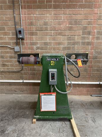 Lot - Nichols Pump Sander - 2-Sided | Place Your Bid at MachineryMax