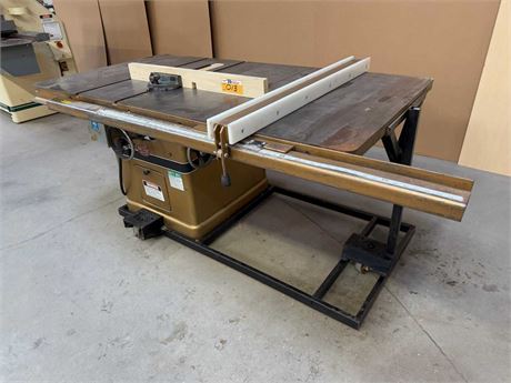 Lot - Powermatic "72" Table Saw | Place Your Bid at MachineryMax