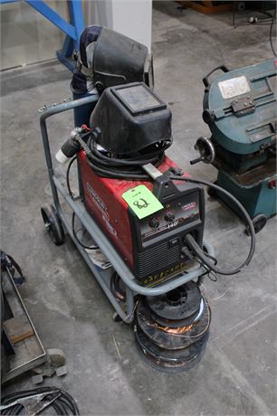 Lot - LINCOLN "140C" ELECTRIC POWER MIG WELDER | Place Your Bid at ...