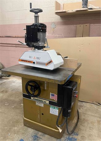 Lot - Powermatic "27" shaper | Place Your Bid at MachineryMax