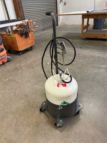 Lot - Spray Canister, Gun & Cart | Place Your Bid at MachineryMax