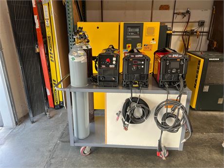 Lot - Lincoln Welders & Welding Cart | Place Your Bid at MachineryMax