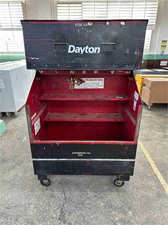 Lot - Dayton Steel Jobsite Tool Box | Place Your Bid at MachineryMax