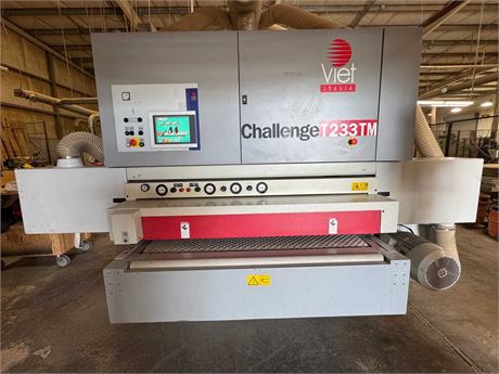 Lot - Viet "Challenge T 233 TM" Wide Belt Sander | Place Your Bid at ...
