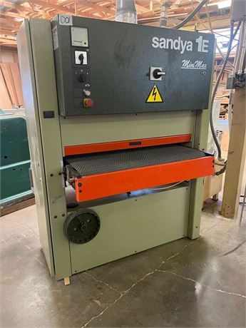 Lot - SCMI "Sandya 1E UNO CS 95" Wide Belt Sander | Place Your Bid at ...