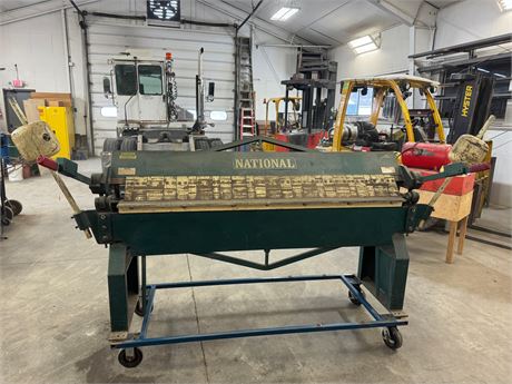 Lot - National Sheet Metal Machine | Place Your Bid at MachineryMax