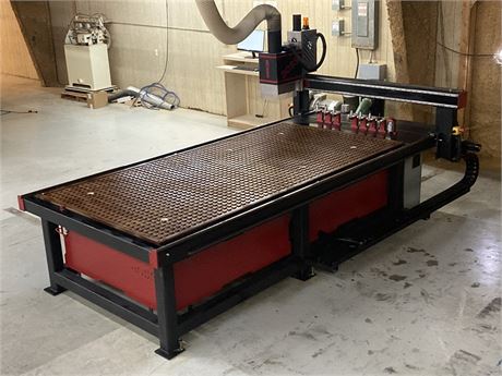 Lot - (2022) Boss CNC Router 5x10 Performance Package | Place Your Bid ...