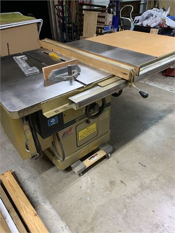 Lot - Powermatic "72" Table Saw | Place Your Bid at MachineryMax