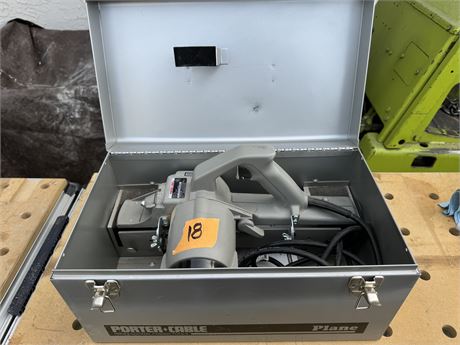 Lot - Porter Cable Porta Plane "126" Hand Planer & Case | Place Your ...