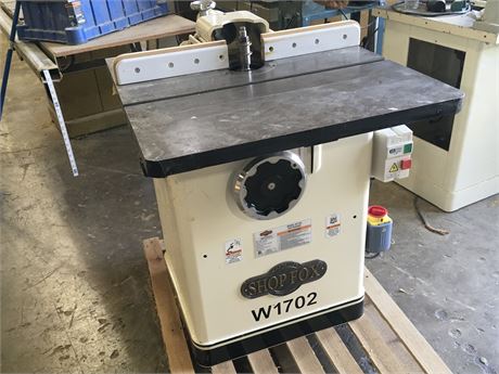Lot - Shop Fox "W1702" Shaper | Place Your Bid at MachineryMax