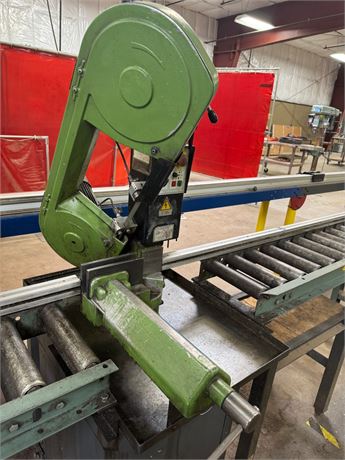 Lot - KAMA "EV 996" Horizontal band Saw & Roller Tables | Place Your ...