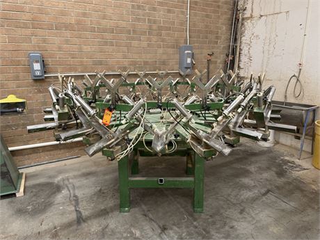 Lot - Nichols Rotary Block Clamping Carousel | Place Your Bid at ...